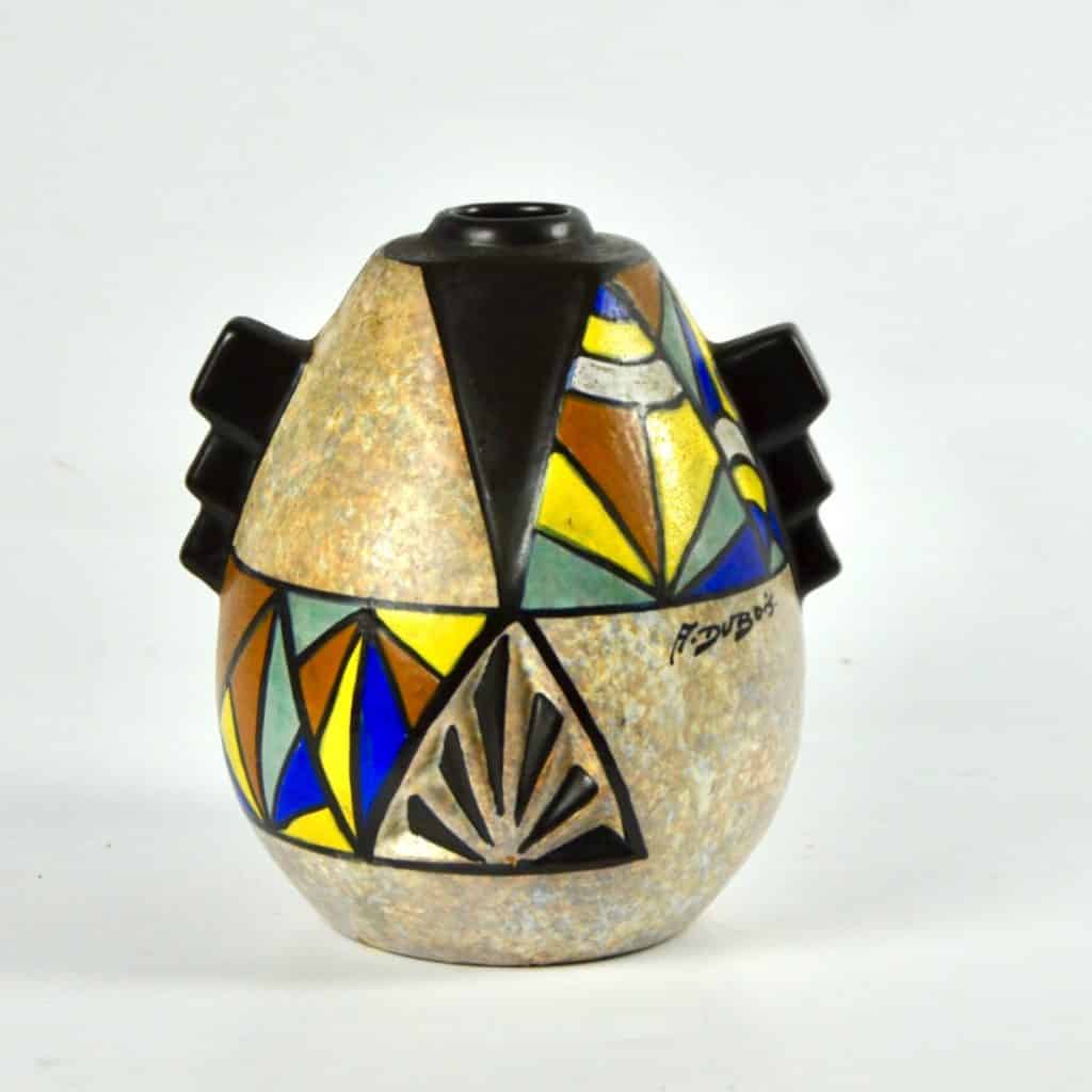 Art Deco cubist vase by Antoine Dubois Belgium - Divine Style French ...