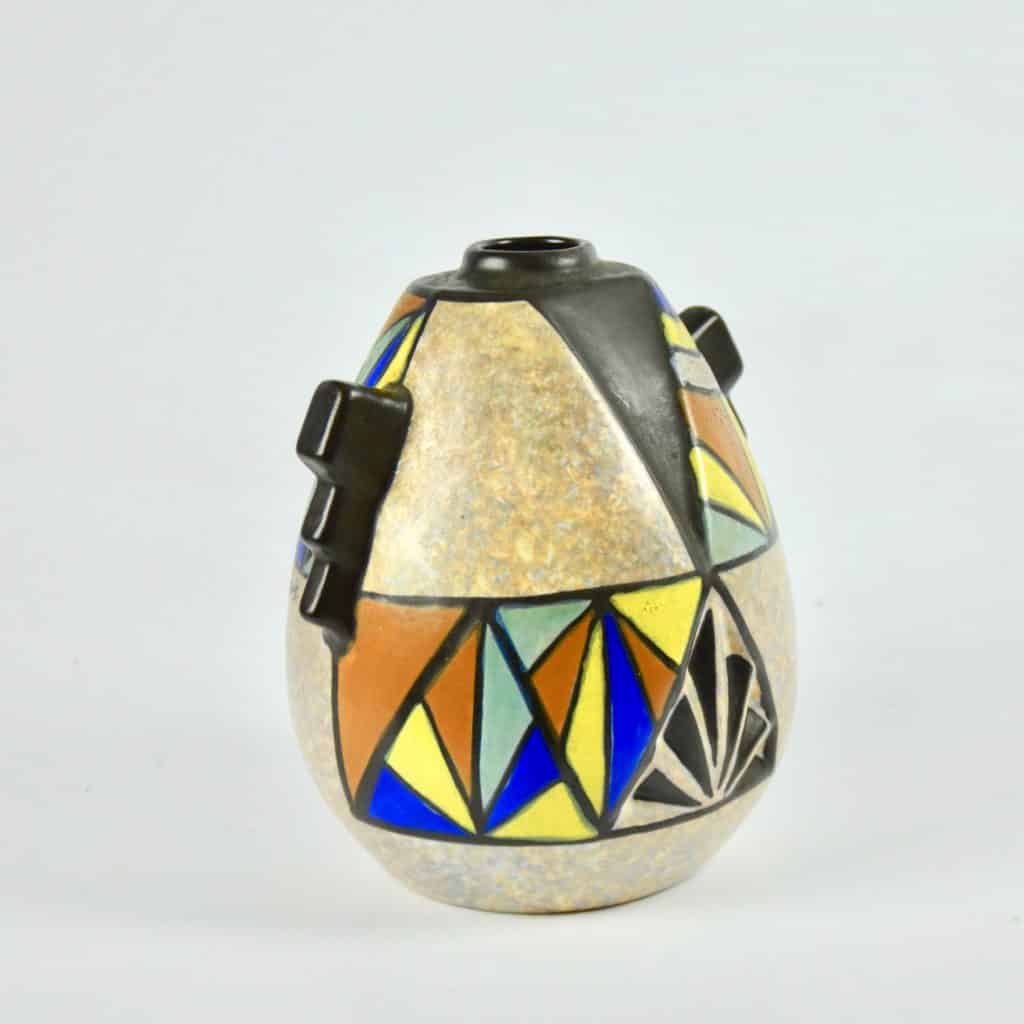 Art Deco cubist vase by Antoine Dubois Belgium - Divine Style French ...