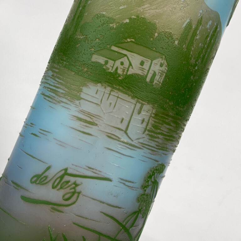 De Vez cameo glass vase | Divine Style French Antiques