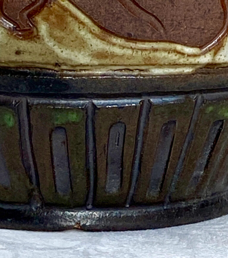 Large Roger Guerin vase, Belgium stoneware pottery | Divine Style ...