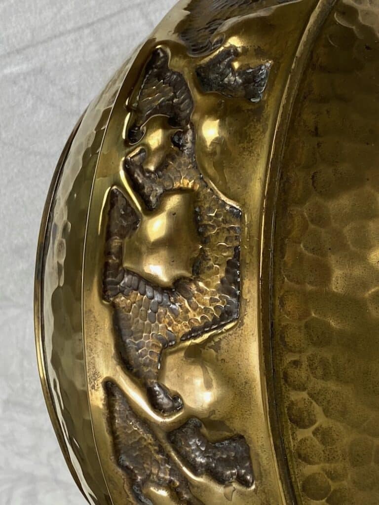 Art Nouveau copper vase by Walter Scherf, Isis Osiris 1900 - Divine ...