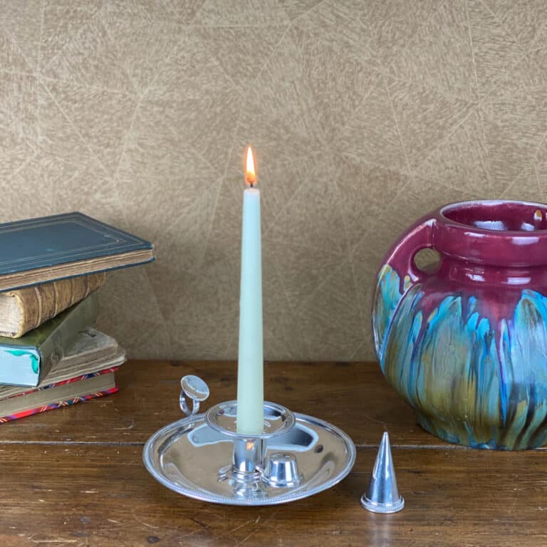 Christofle chamber stick, 3 piece silver plate candle stick | Divine ...